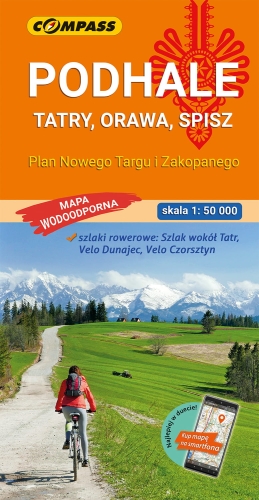 Podhale, Tatry, Orawa, Spisz - mapa laminowana Compass
