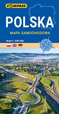 Mapa samochodowa Polski 2022